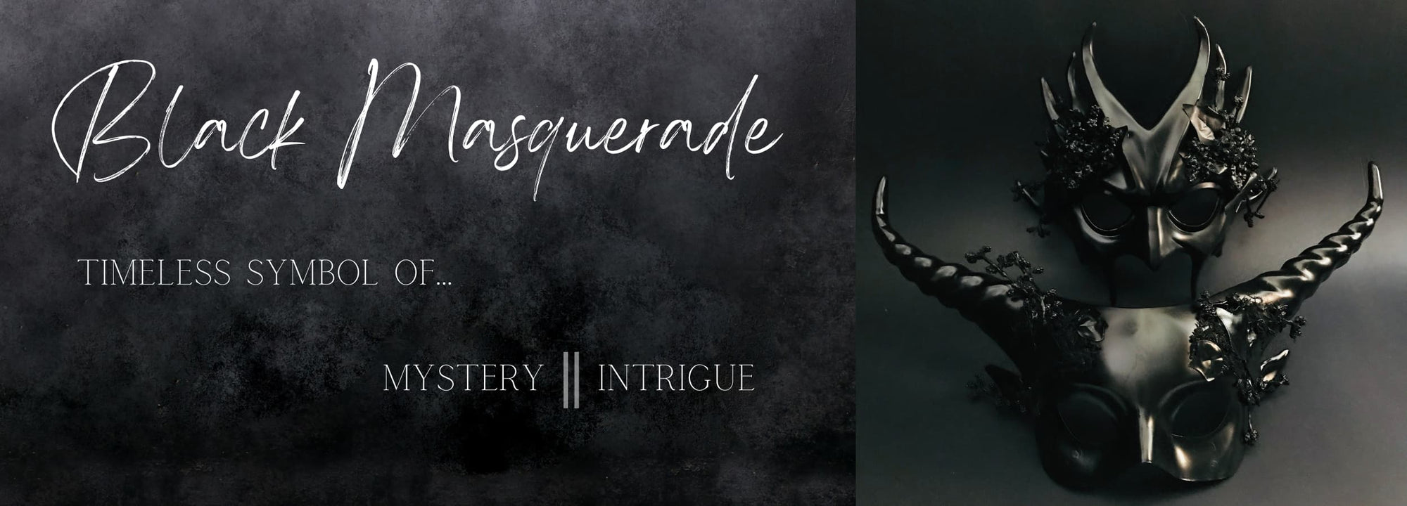 Black Masquerade Masks - Elegant Black & Venetian Party Masks ...