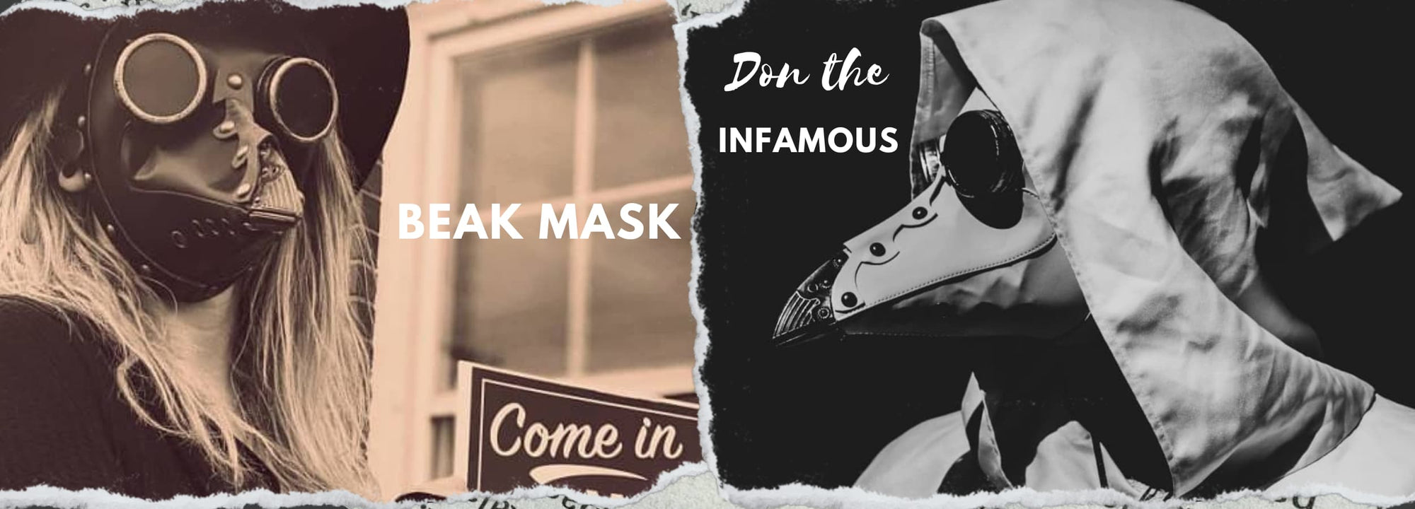 Plague Doctor Masks for Sale | Leather & Steampunk Costume Masks ...