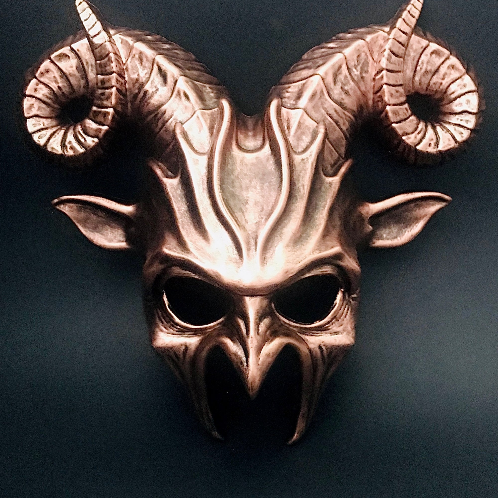 Baphomet Horned Masquerade Mask - Masquerade Store