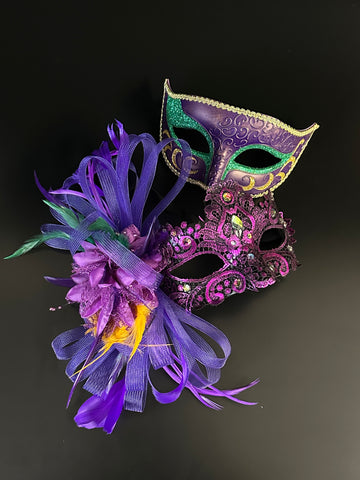 Mardi Gras Masks | Couples Jester, Party & Venetian Masks – Masquerade ...