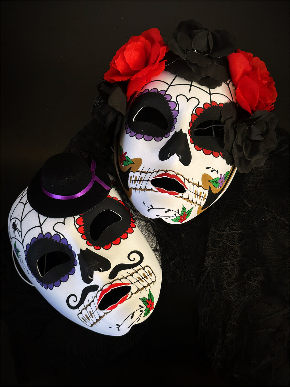 Dia de los Muertos Masks & Day of the Dead Masks for Sale – Masquerade ...