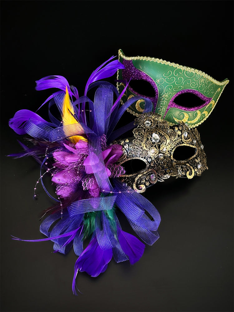 Elegant Couples Masquerade Masks | His & Hers Ball Masks – Masquerade Store