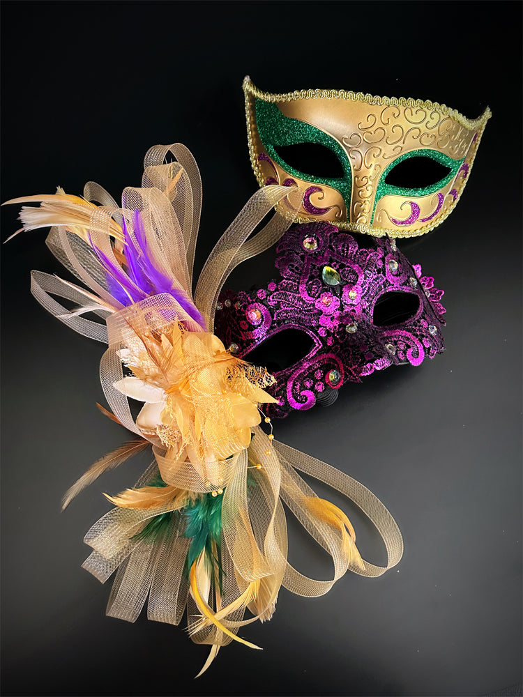 Mardi Gras Masks | Couples Jester, Party & Venetian Masks – Masquerade ...