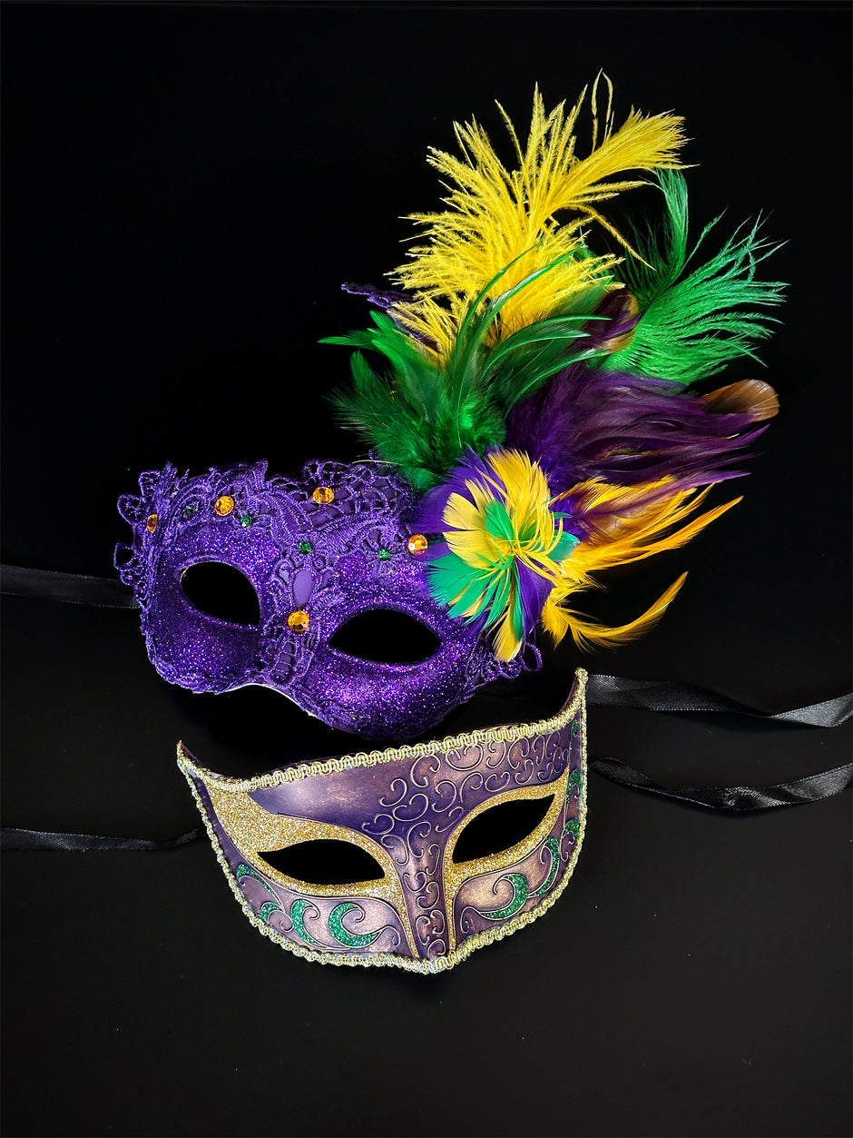 Mardi Gras Masks | Couples Jester, Party & Venetian Masks – Masquerade ...