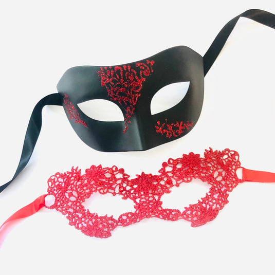 Red Masquerade Masks: Captivating Elegance | Masquerade Store