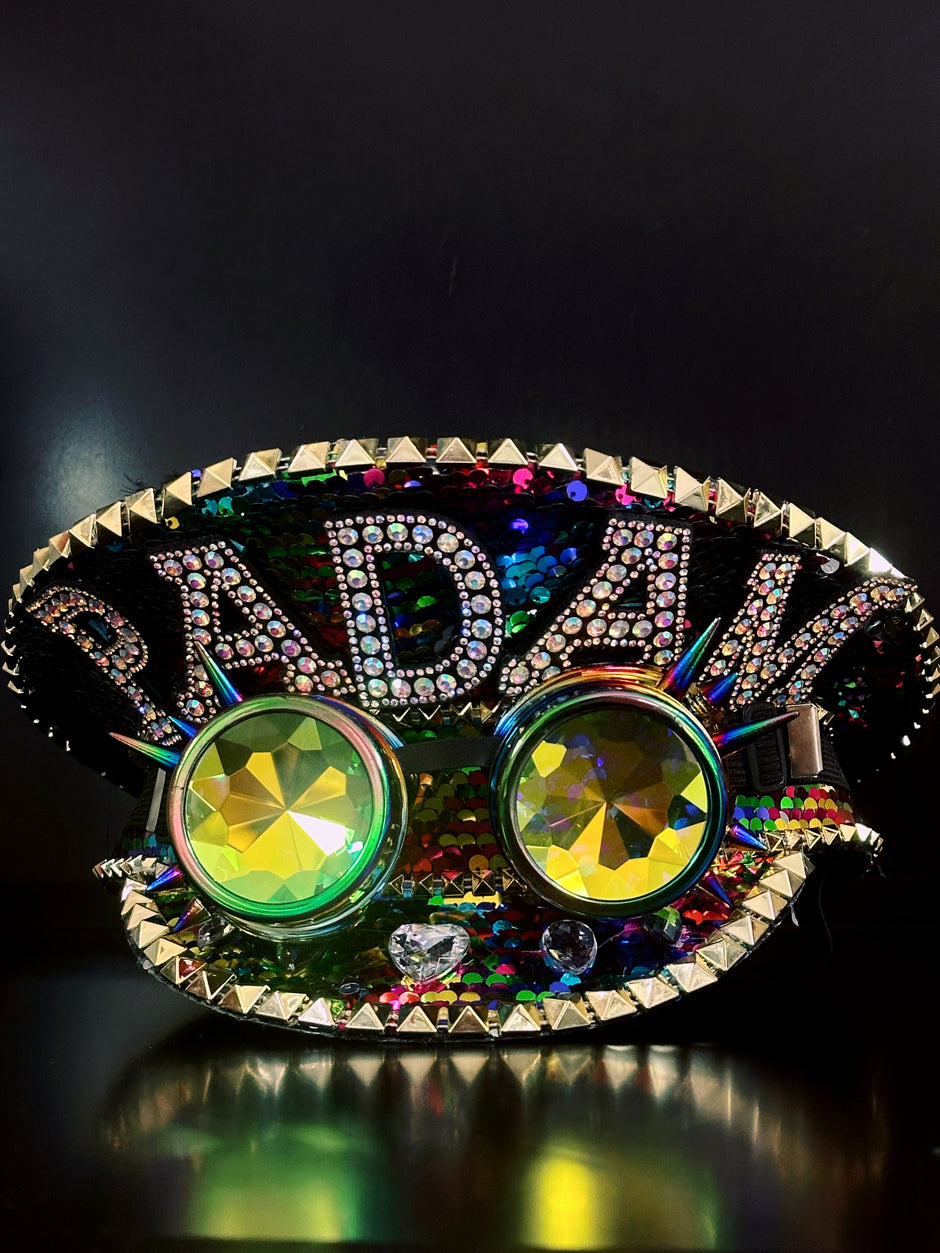 Sequin Captain Hats for Festivals, Brides & Raves | Free Shipping ...