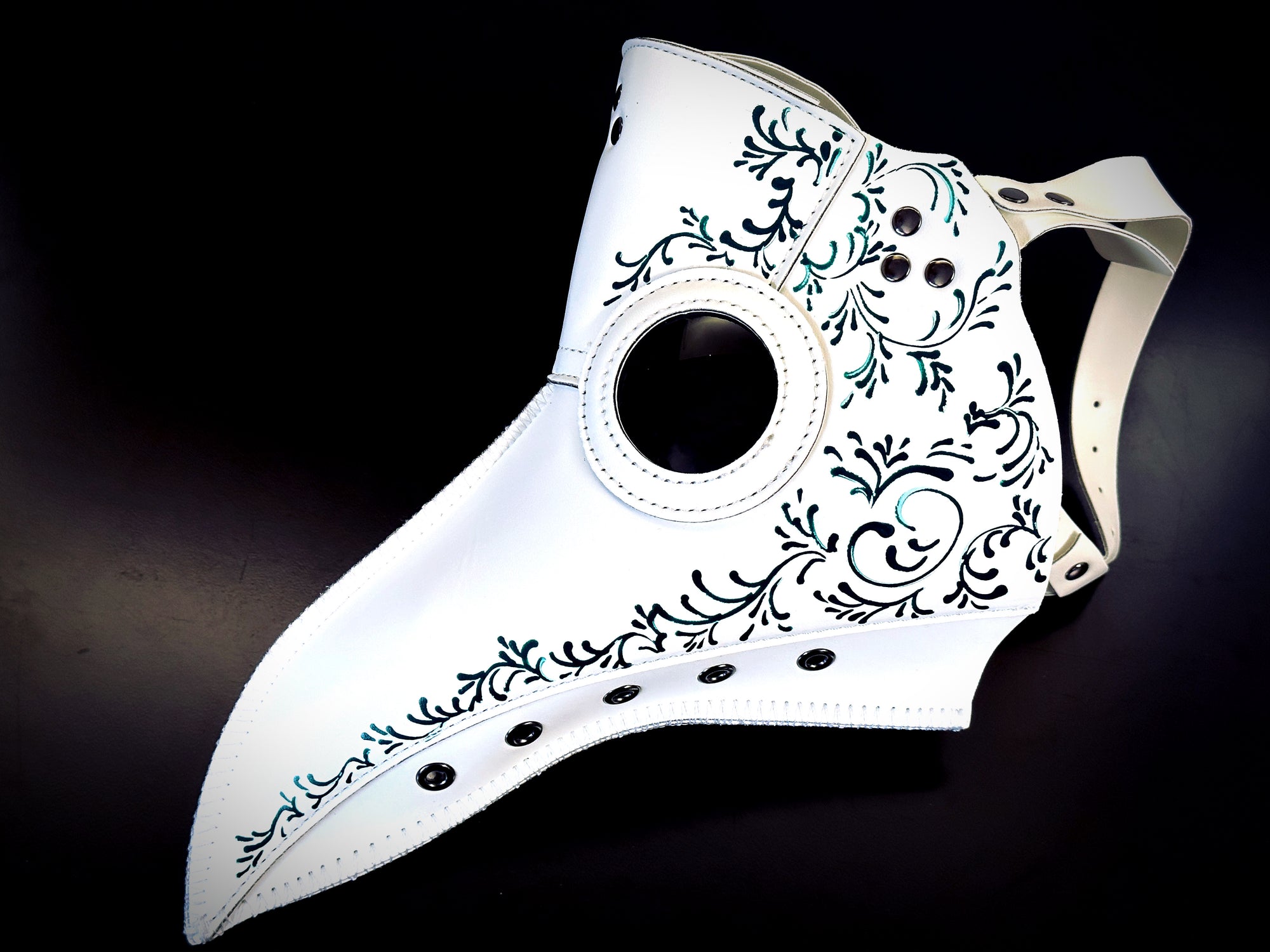 White Plague Doctor Beak Mask | Masquerade Store