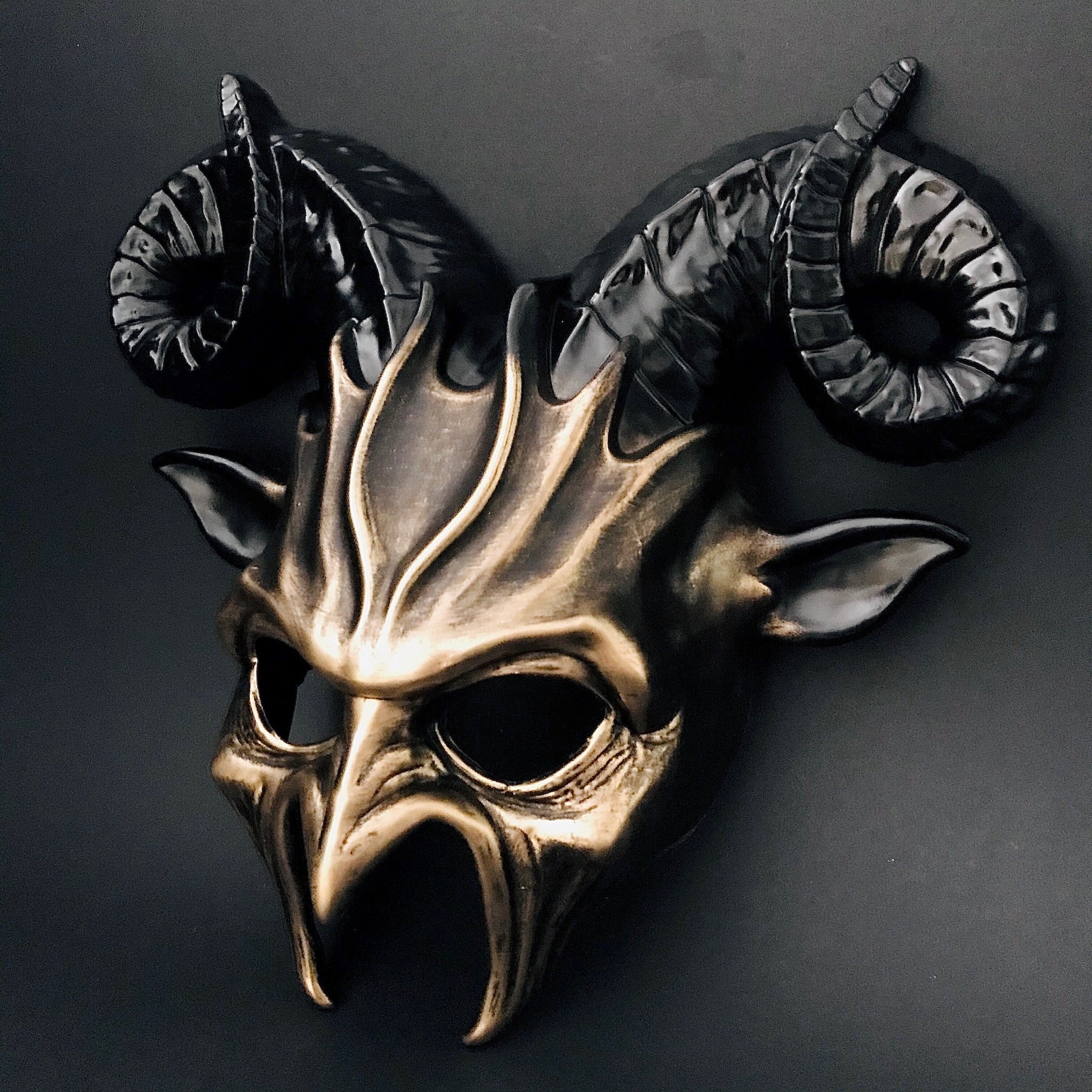 Baphomet Horned Masquerade Mask - Masquerade Store
