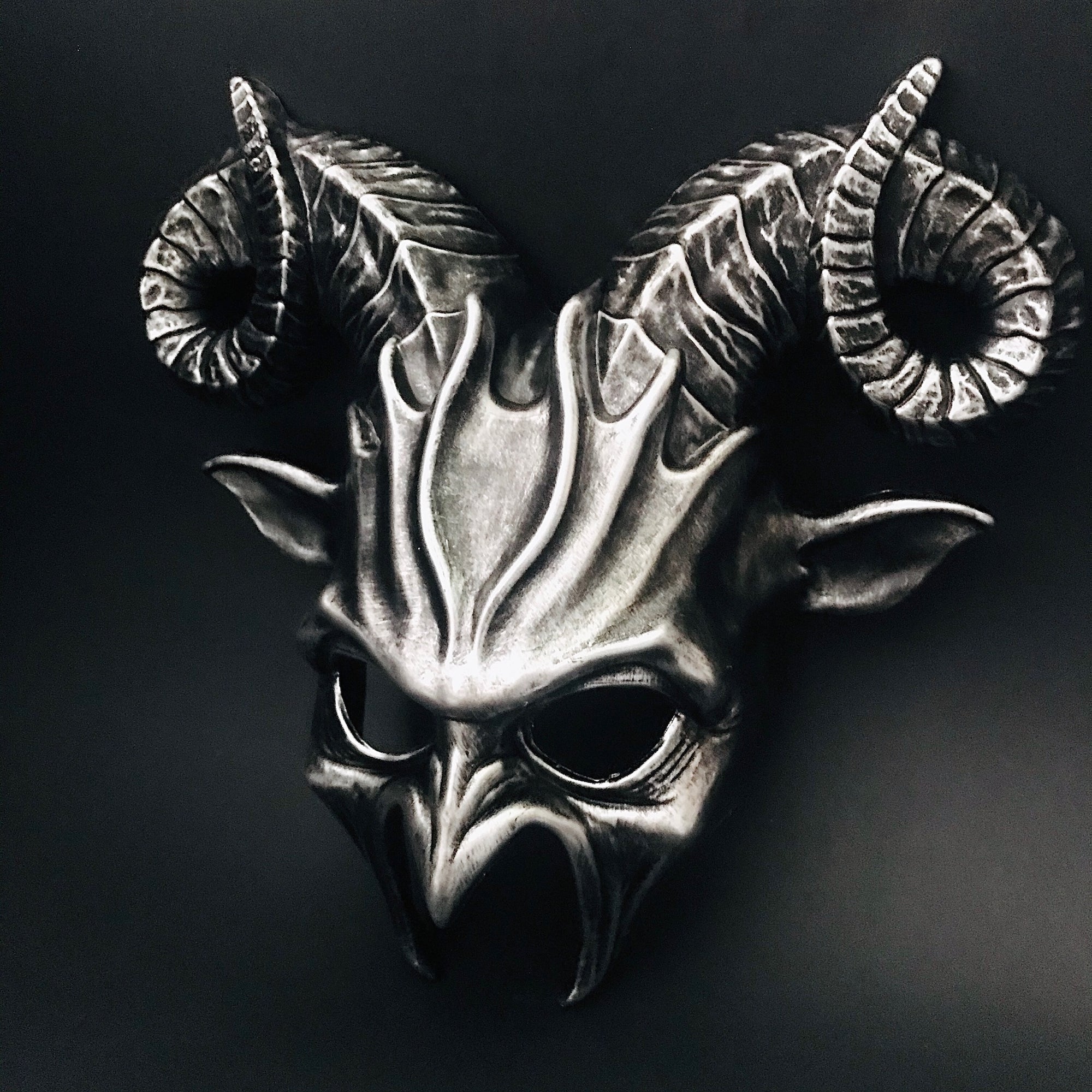 Baphomet Horned Masquerade Mask - Masquerade Store