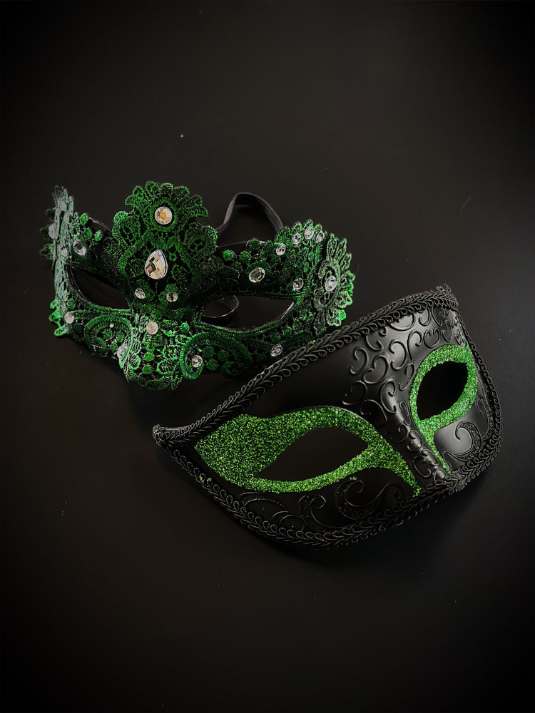 Emerald Green Masquerade Masks | Masquerade Store