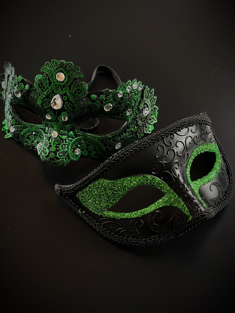 Emerald Green Masquerade Masks | Masquerade Store